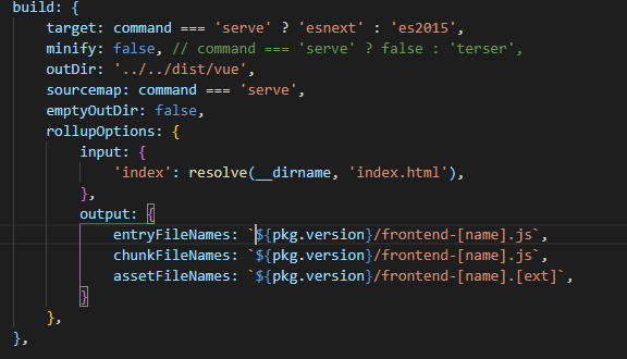 Possible cache issue in build when specifying dynamic foldername in ...