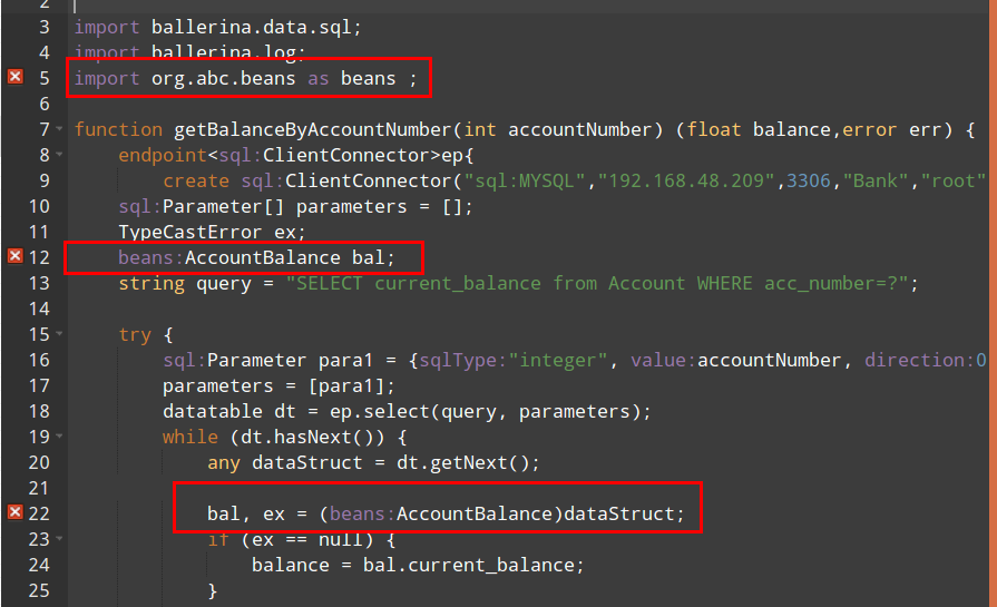 Unresolved package name error when a package is imported and used ...