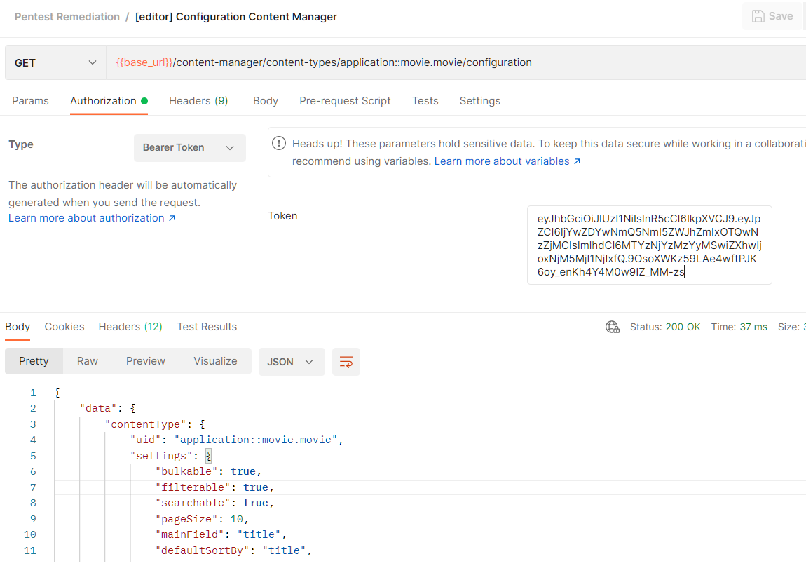 API content manager configuration can be accessed by non-admin · Issue #11548 · strapi/strapi ...