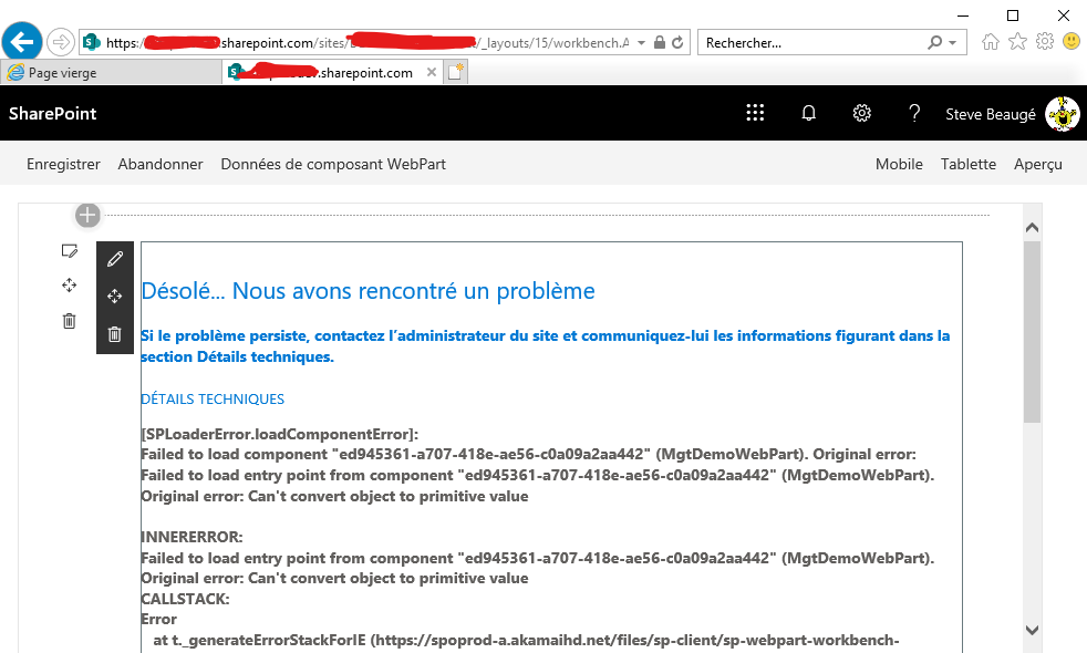 Bug Person Component Does Not Work In Sharepoint In Ie11 · Issue 276 · Microsoftgraph 