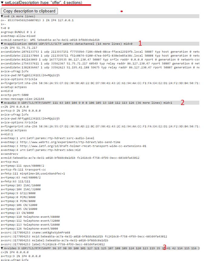 [6.0.8 issue] Failed to set remote answer sdp: The order of m-lines in answer doesn't match ...