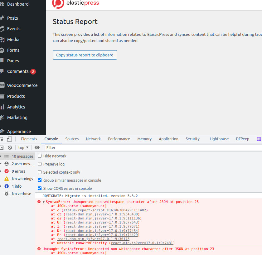 BUG: Status Report last details · Issue #3152 · 10up/ElasticPress · GitHub