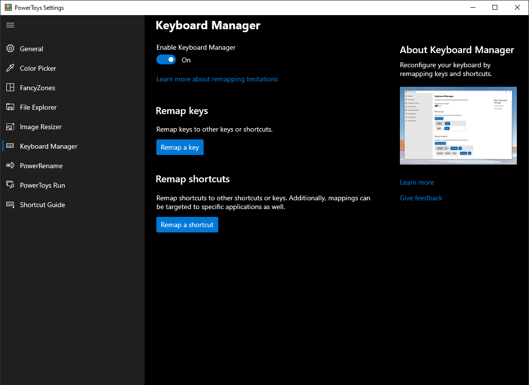 Keyboard Manager - Limitations Link Incorrect · Issue #9658 · microsoft ...