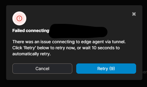 [Edge Agent] short poll request failed · Issue #8689 · portainer/portainer · GitHub