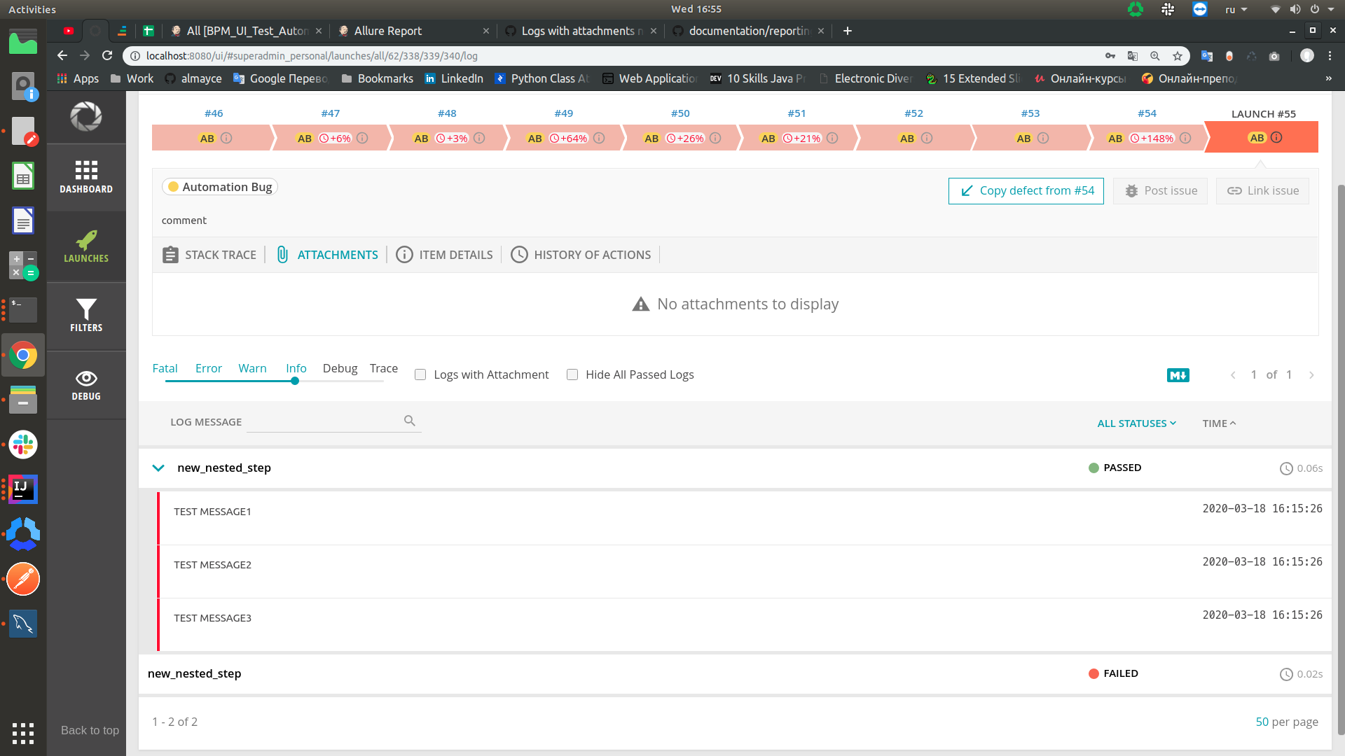 Logs with attachments does not attach file · Issue #858 · reportportal ...
