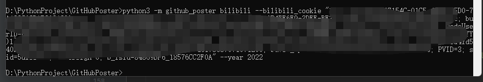 运行命令后没有生成对应的SVG文件 · Issue #72 · yihong0618/GitHubPoster · GitHub