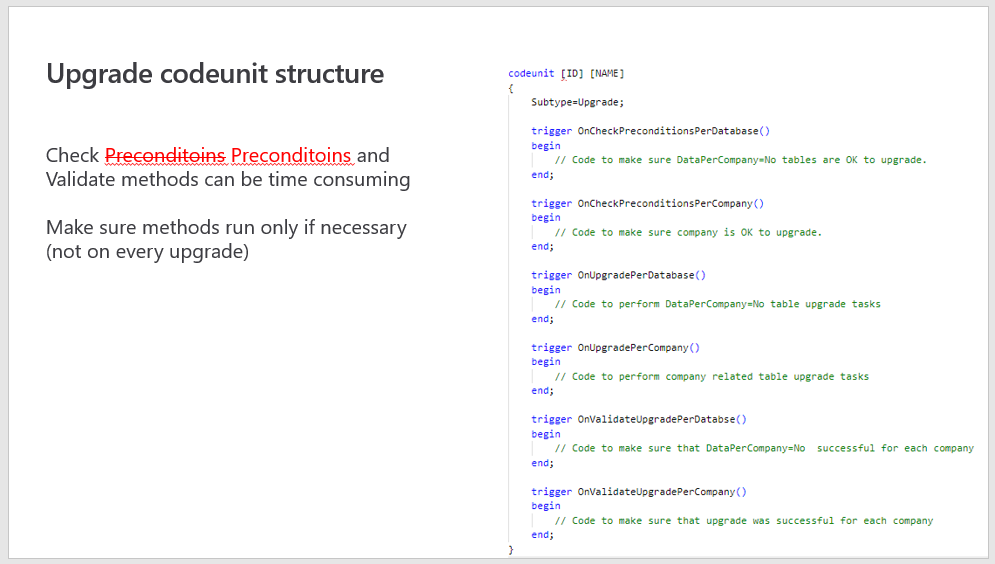 Typo 12: slide 67 (Upgrade codeunit structure) · Issue #25 · microsoft ...