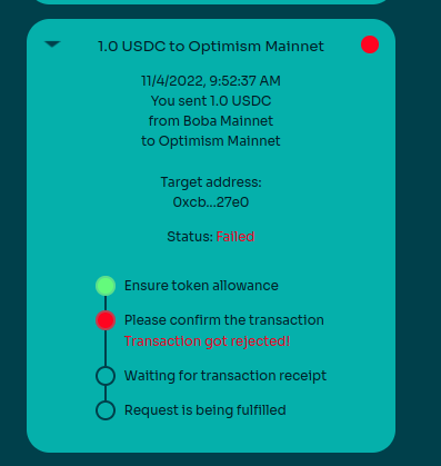 Frontend: Improve transfer activity card design · Issue #1205 · beamer-bridge/beamer · GitHub