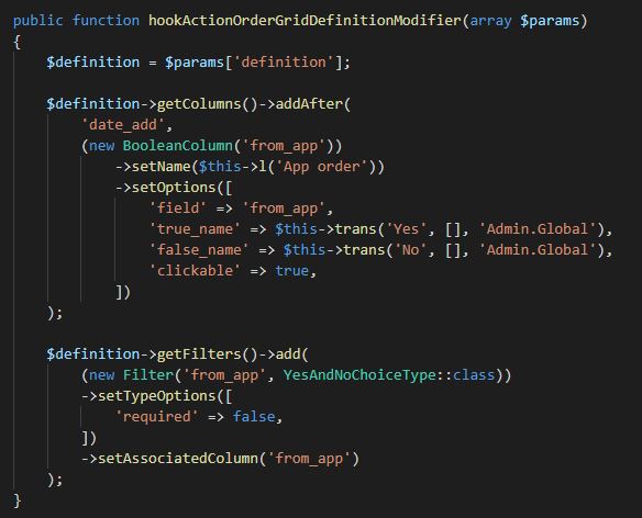 BO - Orders - impossible to extend order grid query from module · Issue ...
