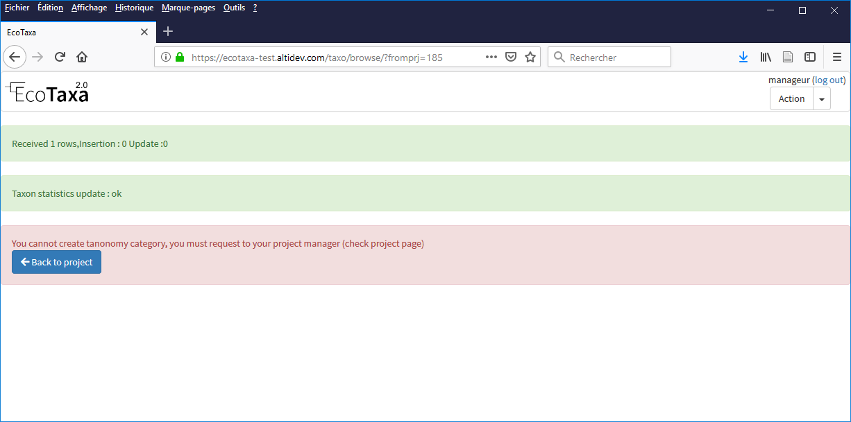 Taxonomie centralisée · Issue #230 · ecotaxa/ecotaxa_front · GitHub