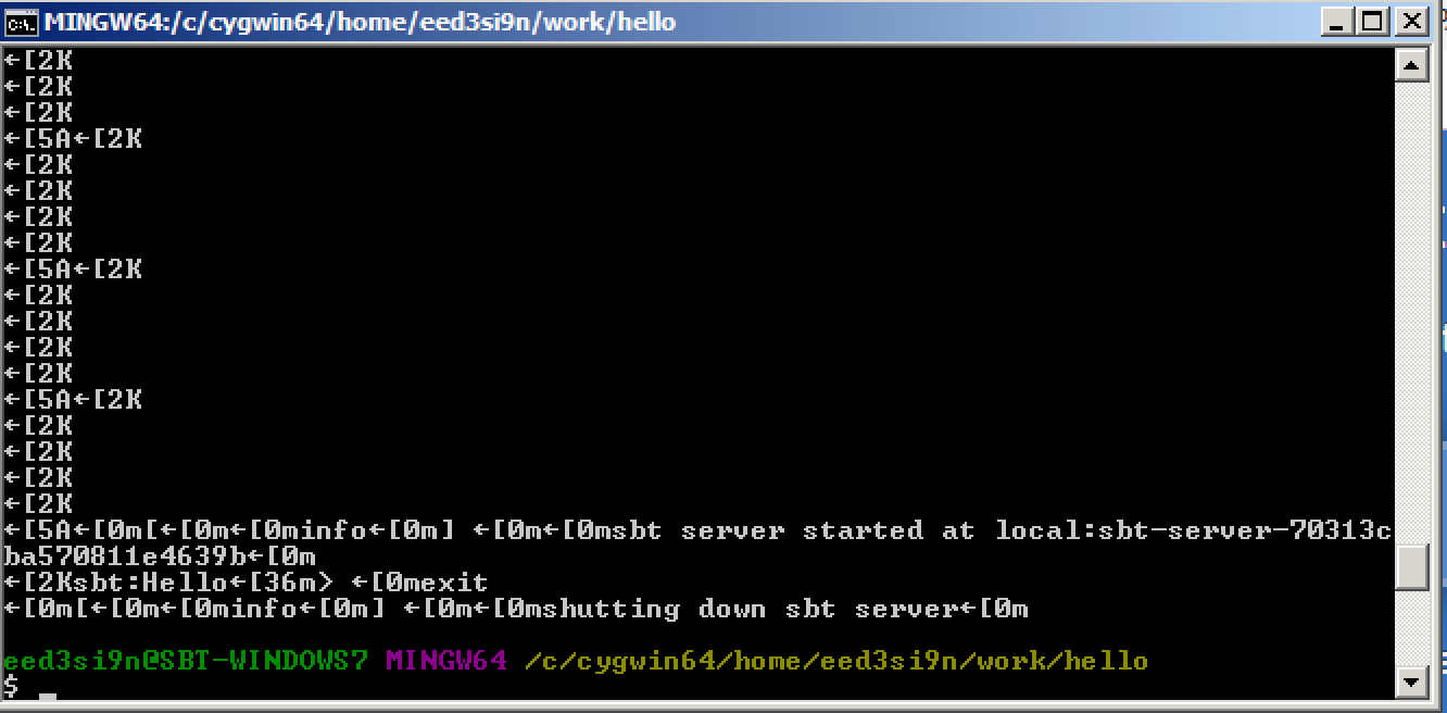 No Colour Terminal Output Or Super Shell By Default With Zsh And Sbt 1 1722