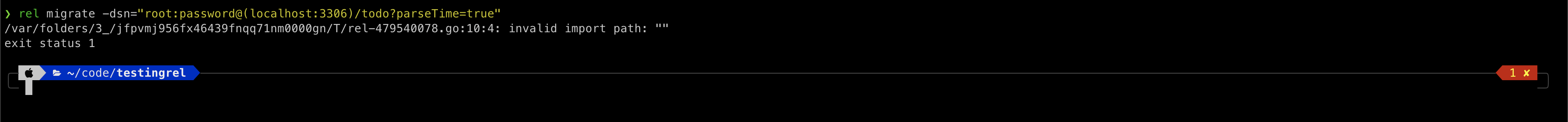 Problem migrating · Issue #134 · go-rel/rel · GitHub