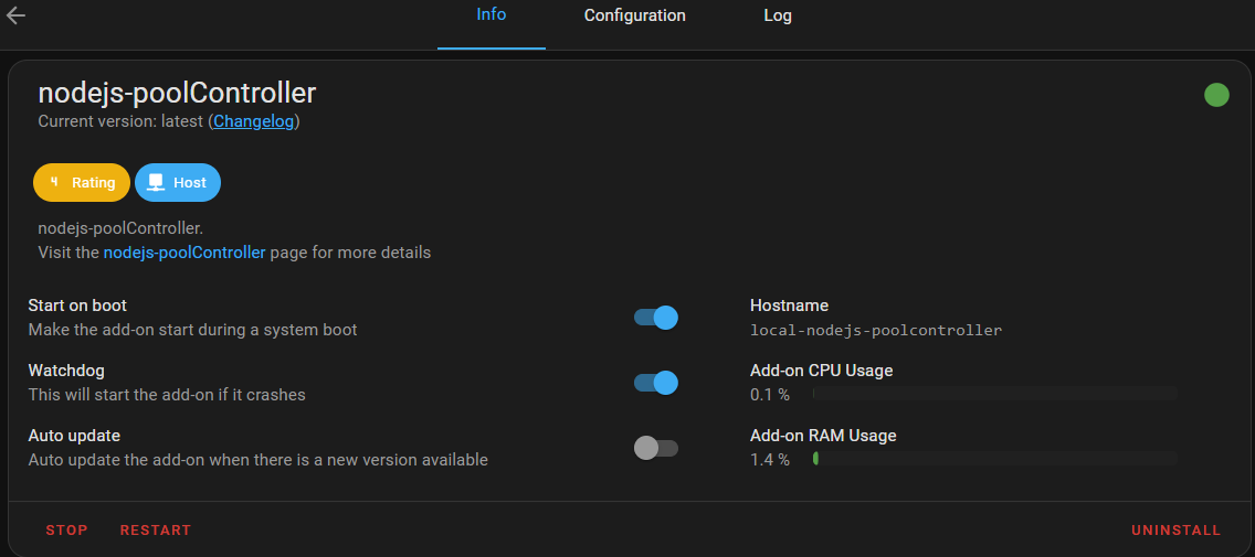 HomeAssistant (Hassio / HA) Add-ons · tagyoureit nodejs-poolController · Discussion #667 · GitHub