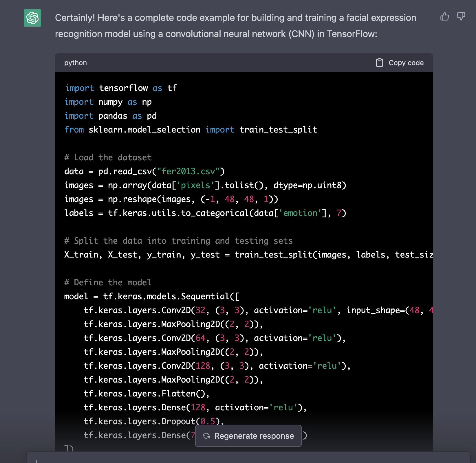 GitHub - osa-ora/ml-facial-expression-chatgpt: ML Facial Expression Detection built by using ML ...