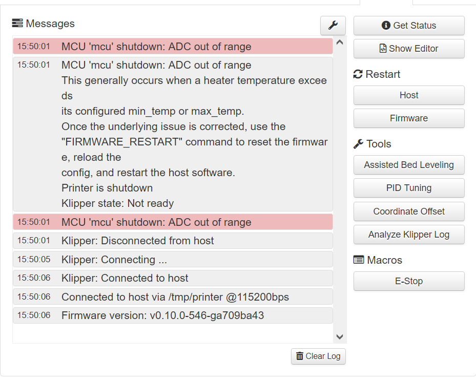 Klipper is very unstable · Issue #5700 · Klipper3d/klipper · GitHub