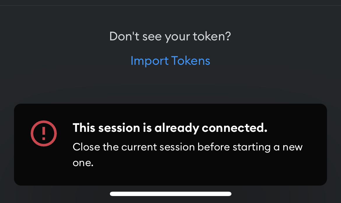 This Session Is Already Connected · Issue 5230 · Metamaskmetamask