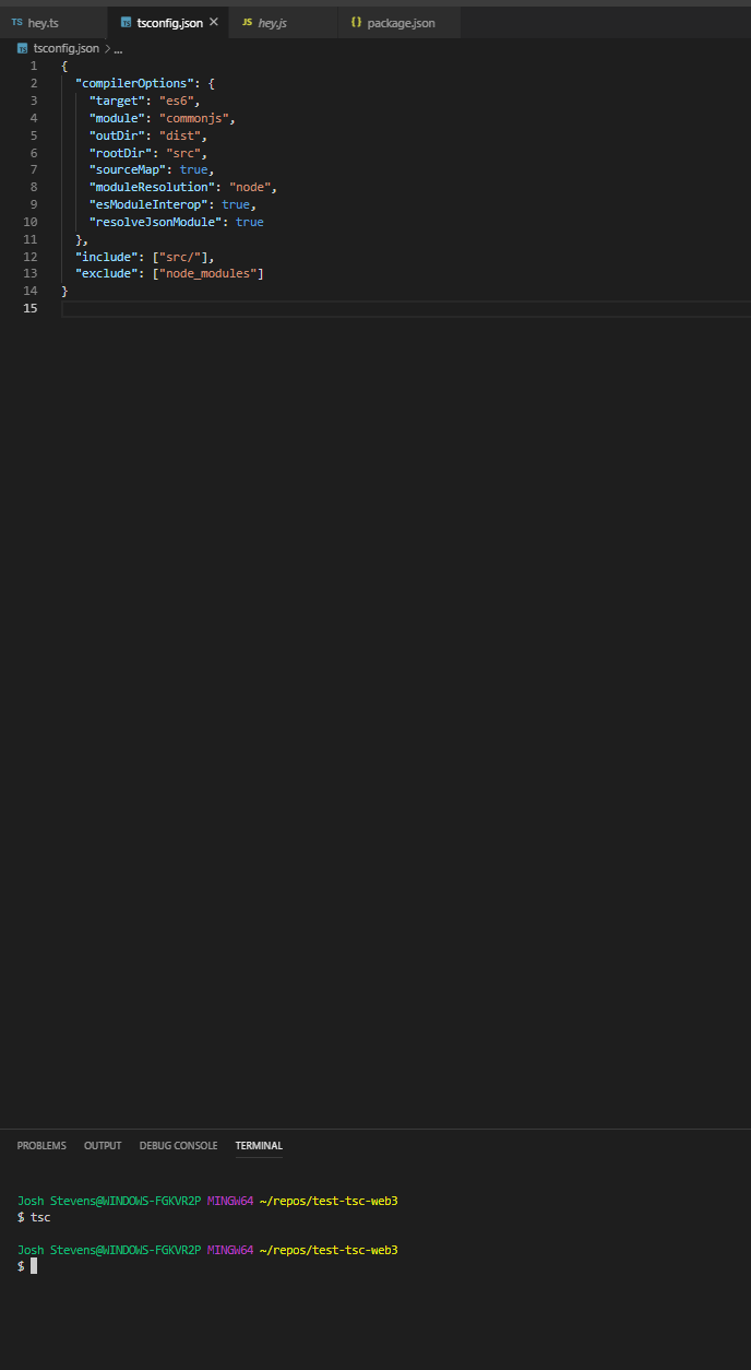 Typescript compilation (tsc) fails when web3 is a dependency · Issue #3154 · web3/web3.js · GitHub
