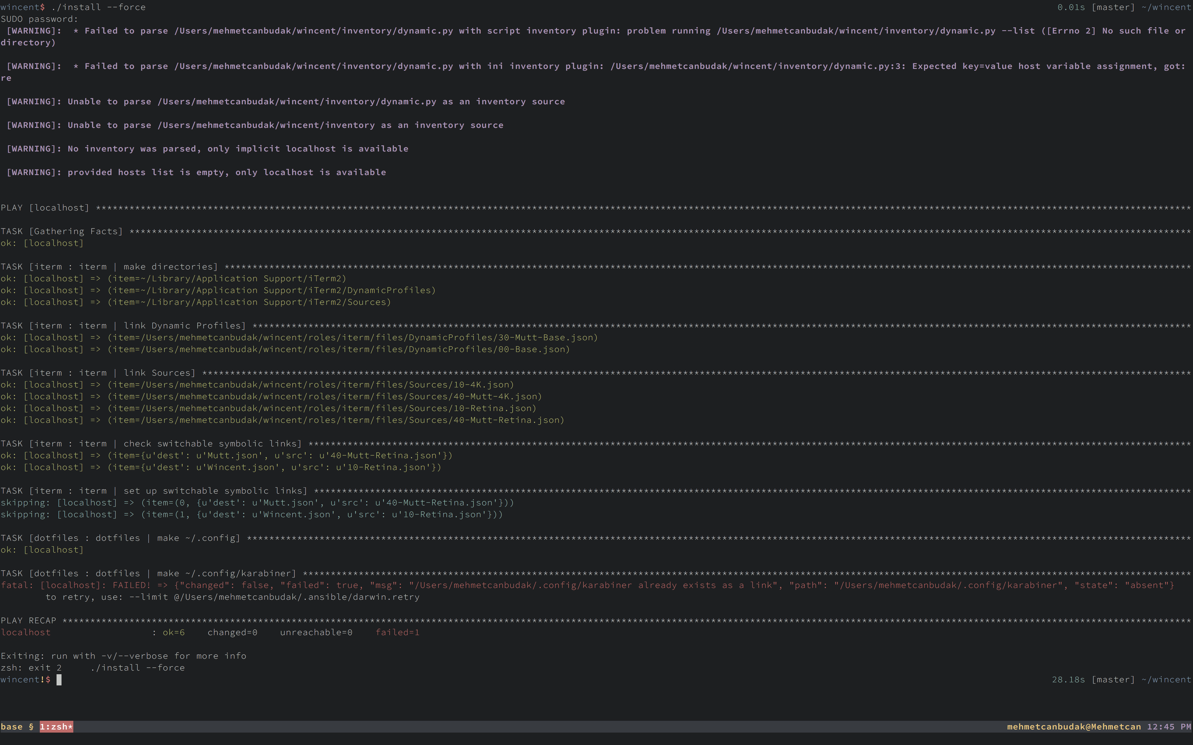 Can't Install · Issue #64 · wincent/wincent · GitHub