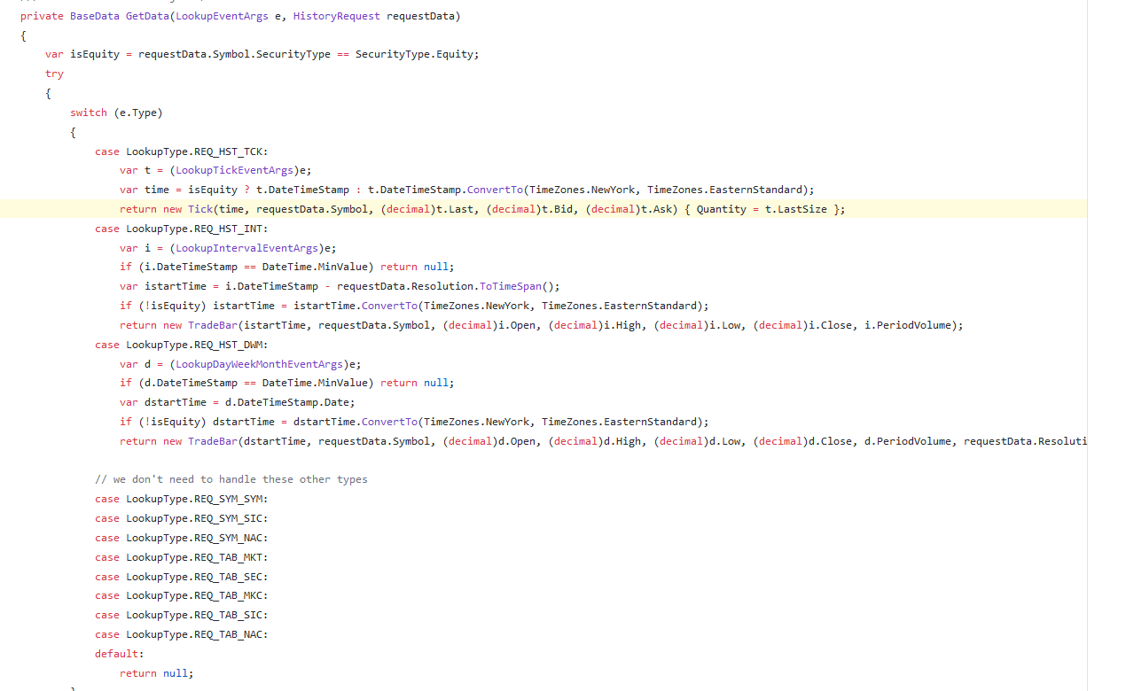 IQFeed historical TickType.Trade Ticks missing · Issue #3 · QuantConnect/Lean.DataSource.IQFeed ...