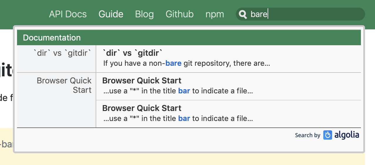 Feature Init Bare Repository · Issue 598 · Isomorphic Git Isomorphic Git · Github