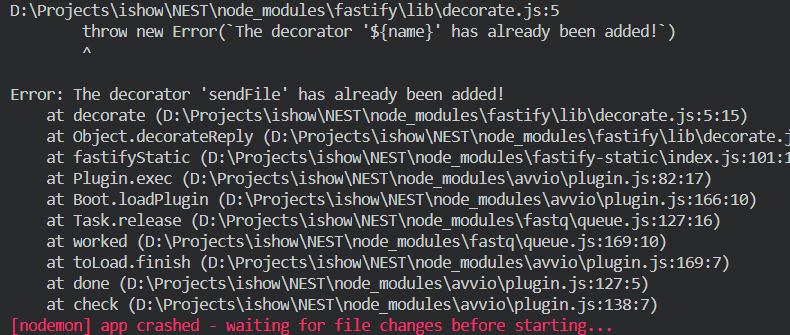How to set up multiple static resource servers with FastifyAdapter · Issue #1404 · nestjs/nest ...