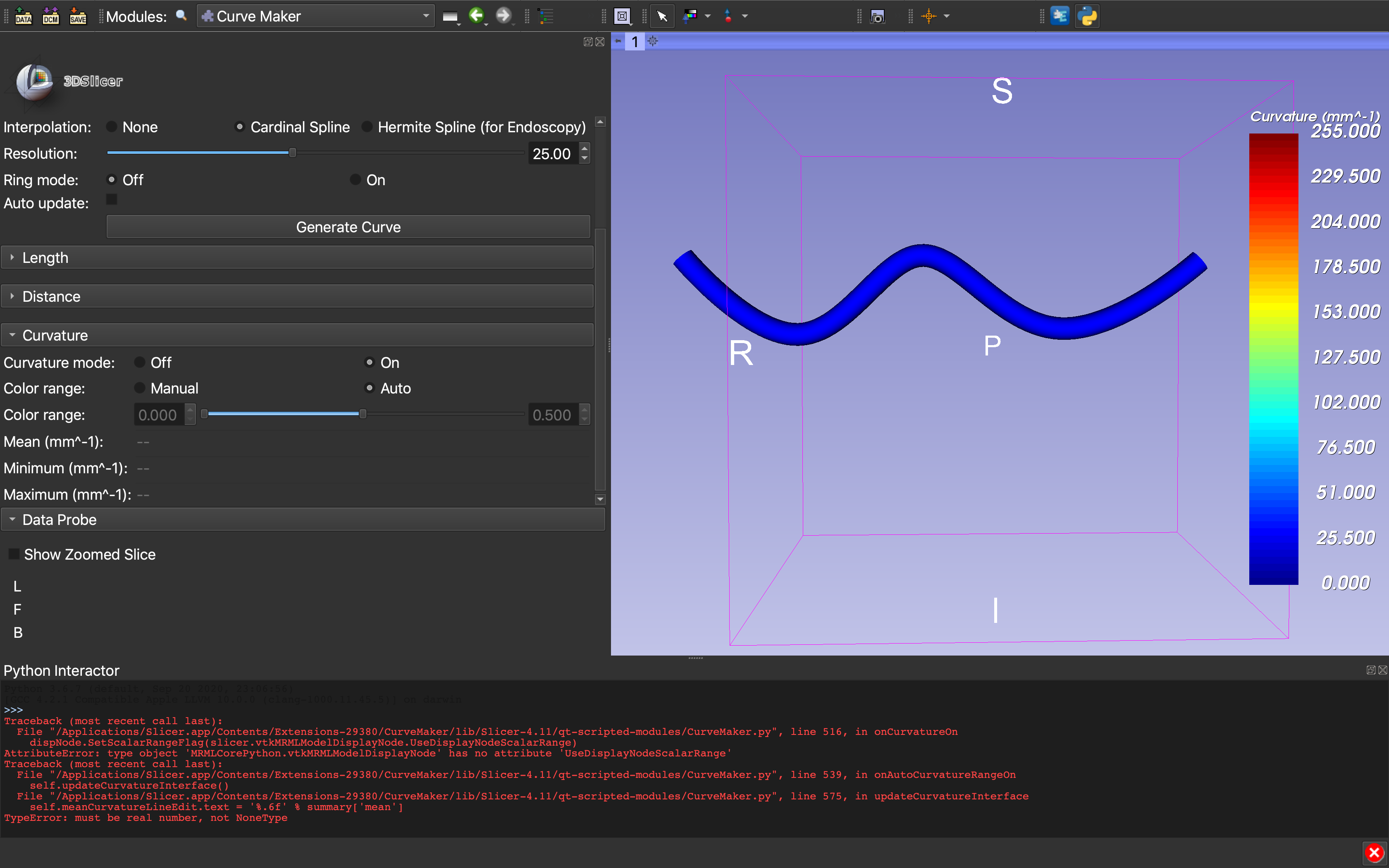 Display curve curvature · Issue #5202 · Slicer/Slicer · GitHub