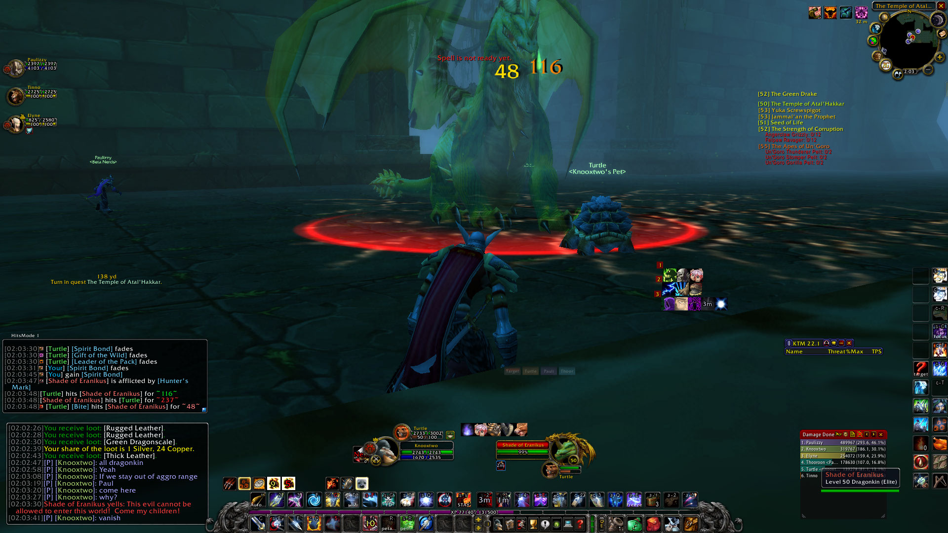 [Sunken Temple][NPC] Eranikus · Issue #1106 · Atlantiss/NetherwingBugtracker · GitHub