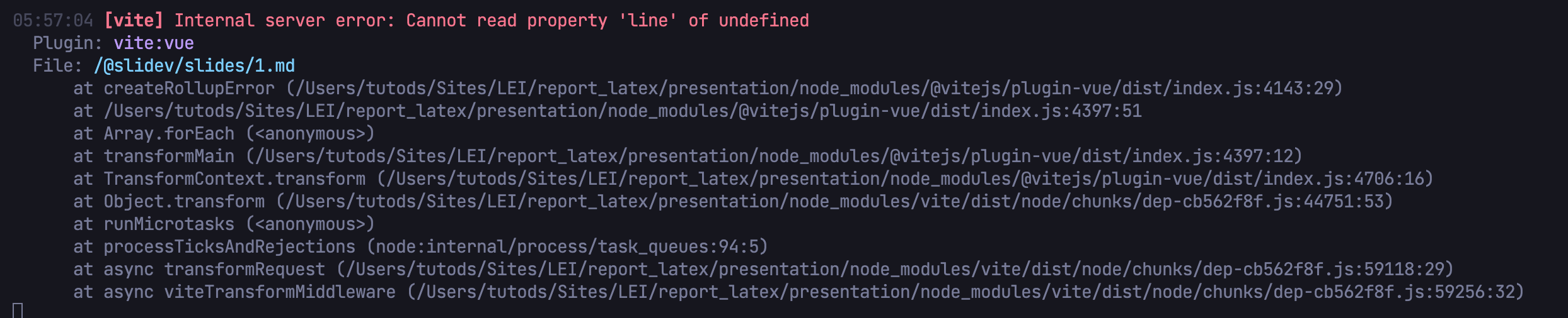 Blank Screen · Issue #229 · slidevjs/slidev · GitHub