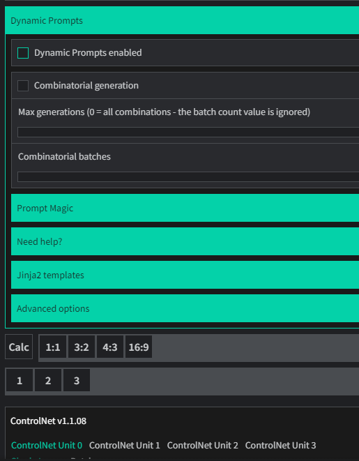 [Bug]: issues with Dynamic Prompts extension, batch count and size settings with CN 1.1 · Issue ...