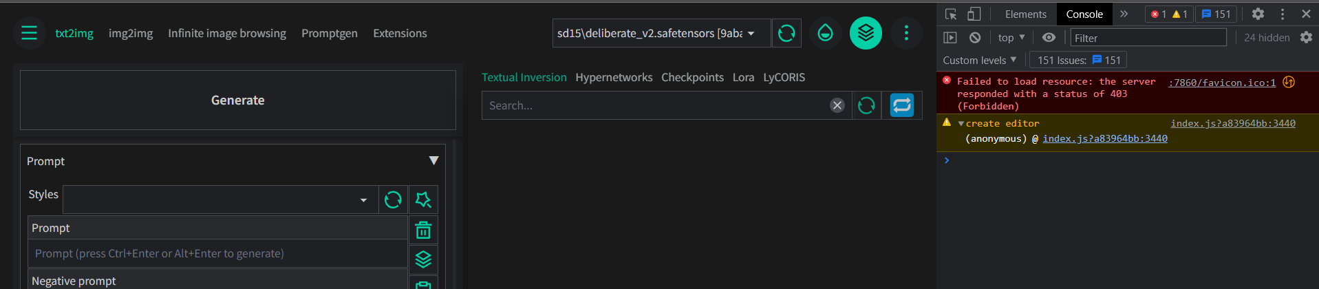 [Bug]: additional networks does not list any models · Issue #141 · anapnoe/stable-diffusion ...