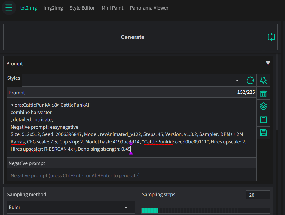 Paste Generation Data · AUTOMATIC1111 stable-diffusion-webui ...