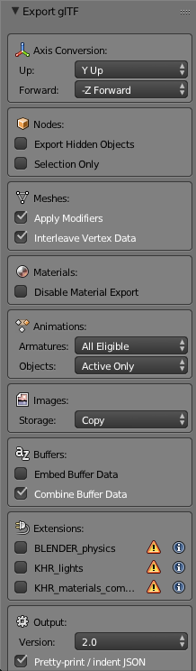 Difficulty exporting Blender actions · Issue #103 · Kupoman/blendergltf · GitHub