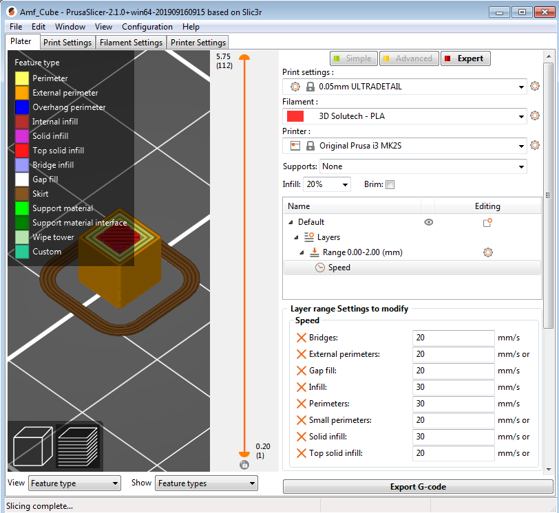 [FEATURE REQUEST] - Adjust Speed at layer height Editing Option · Issue #3054 · prusa3d ...