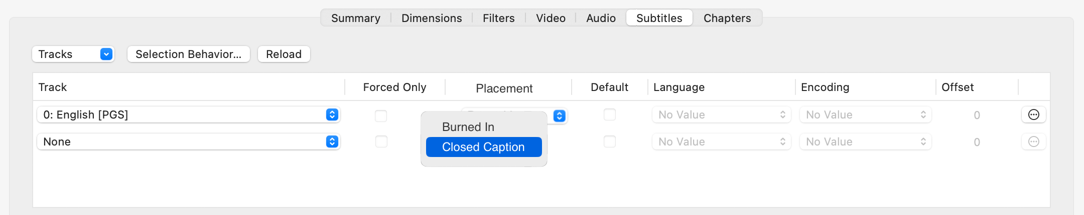 Convert subtitles to closed captions · HandBrake HandBrake · Discussion #4774 · GitHub