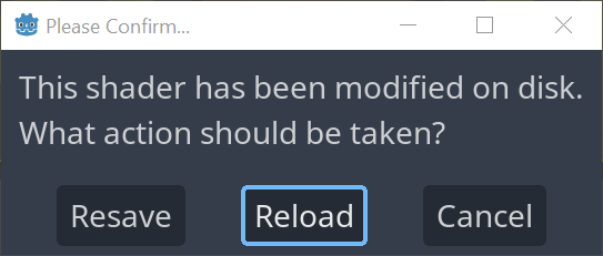 Shader Editor Reload Loop · Issue 66074 · Godotenginegodot · Github 