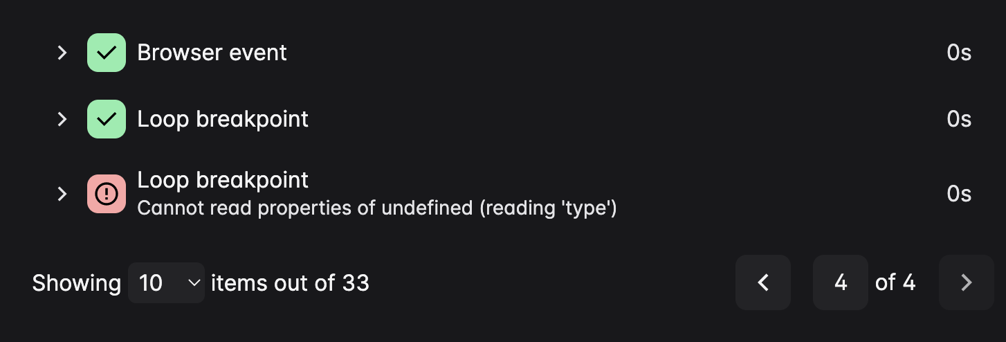 Loop Breakpoint: Cannot read properties of undefined (reading 'type') · Issue #450 · AutomaApp ...
