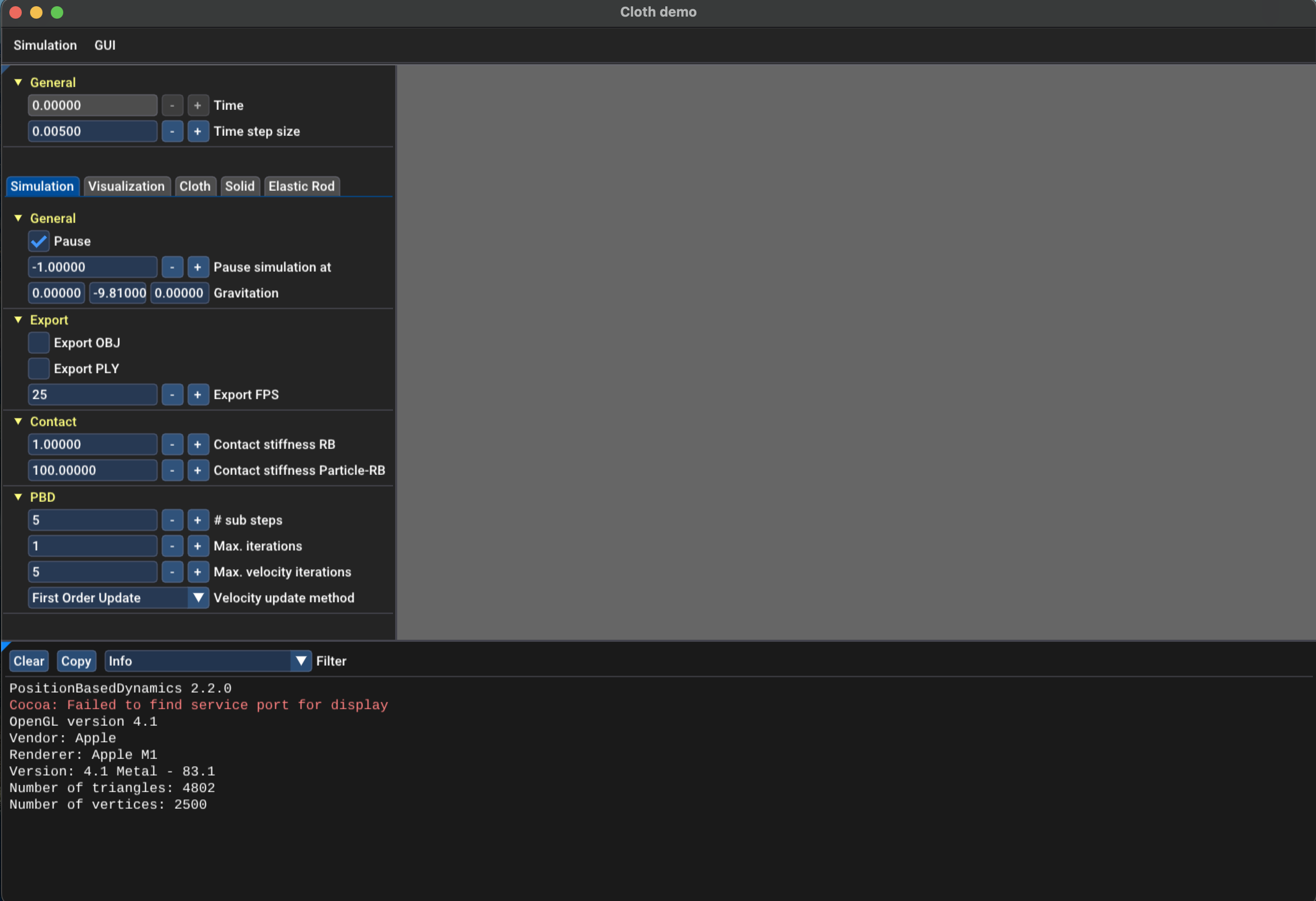Not Able To Render The Anything In The Gui Macos Ventura · Issue 163