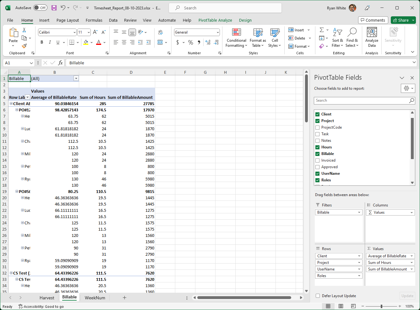 Error With Filters On A Pivot Table Causes A Corrupt Sheet And Memory