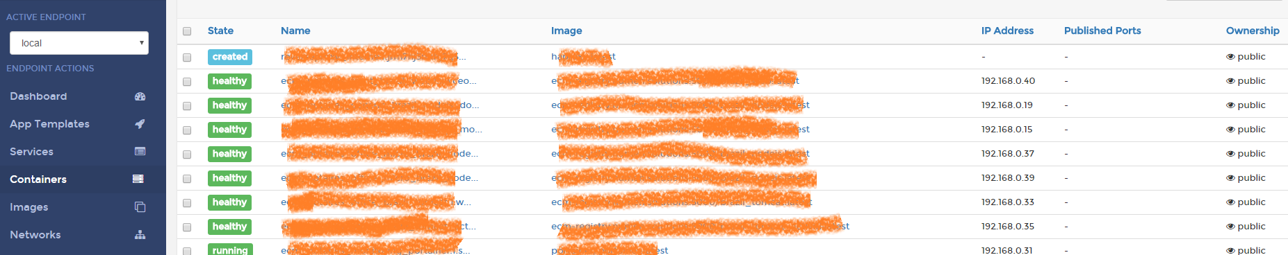 Containers list column size · Issue #1049 · portainer/portainer · GitHub