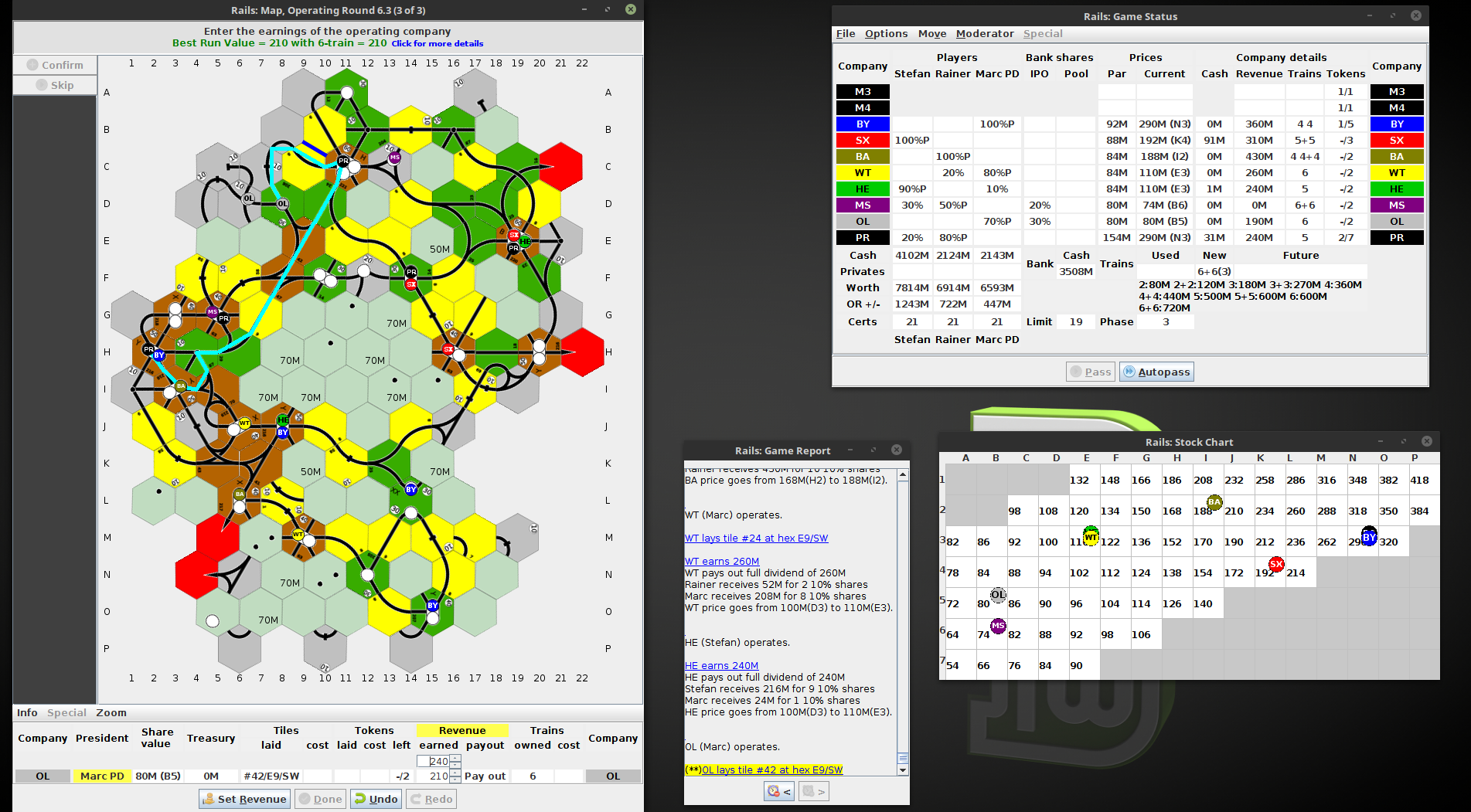 Bug 1835 - Second "revenue earned" input · Issue #33 · Rails-18xx/Rails ...