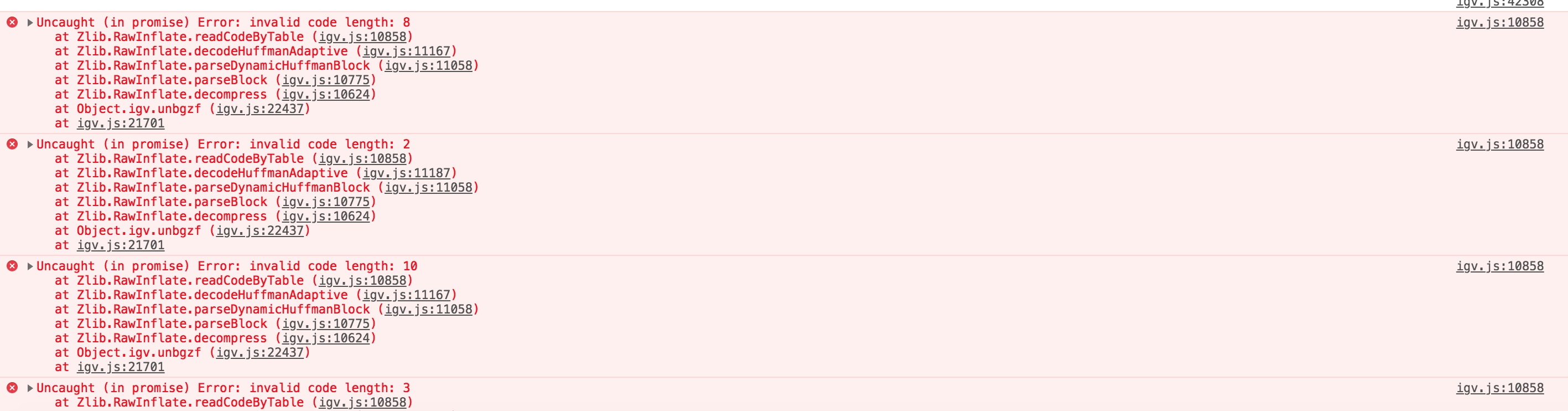 Got errors after upgrade to v2.2.8 · Issue #899 · igvteam/igv.js · GitHub