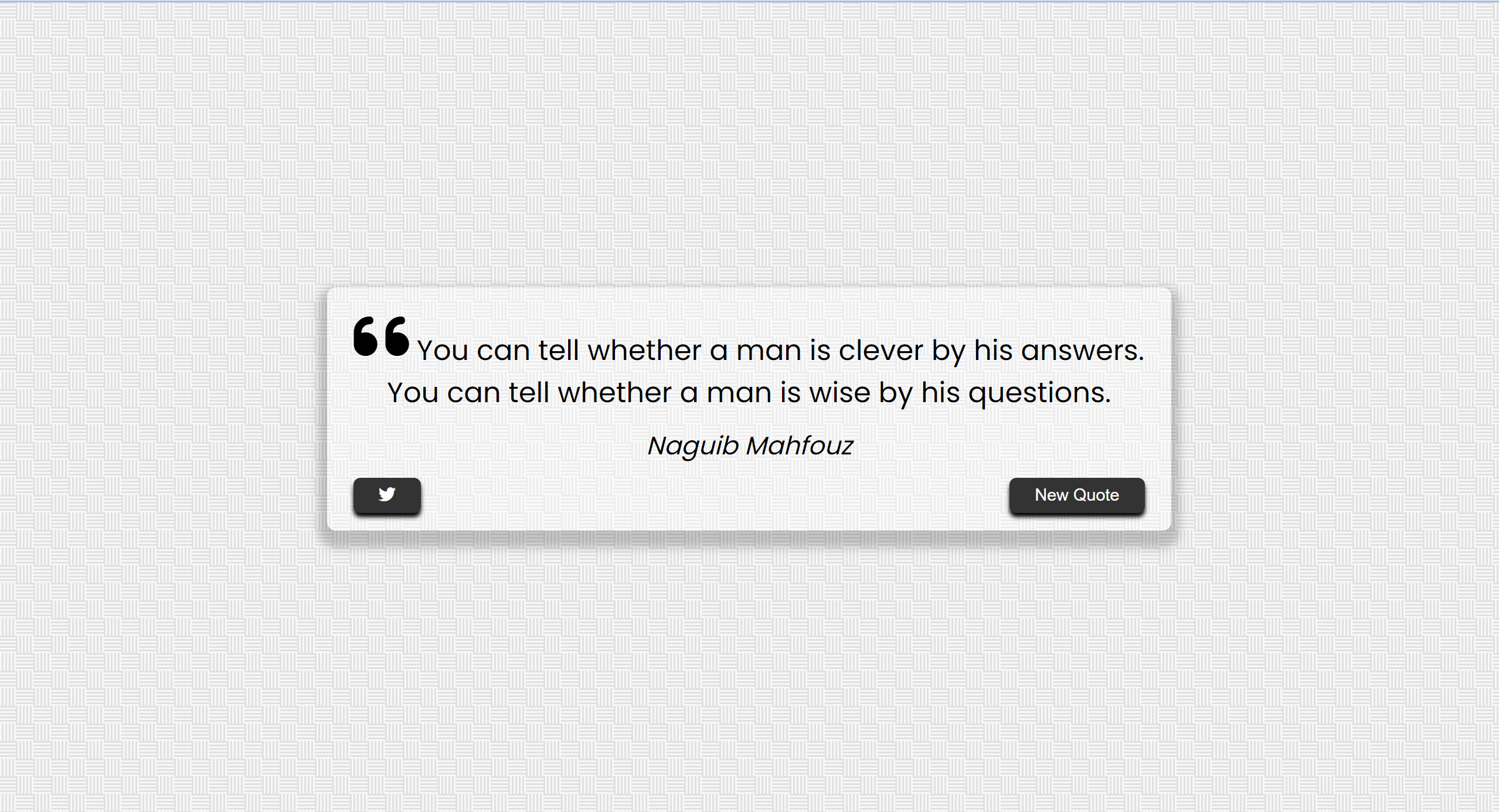 GitHub - Gemsmith/Simple-Quotes-Generator: Quotes Generator