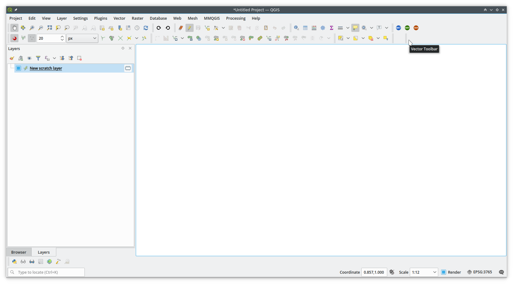 Drop-down menu for adding line object features · Issue #28037 · qgis/QGIS · GitHub