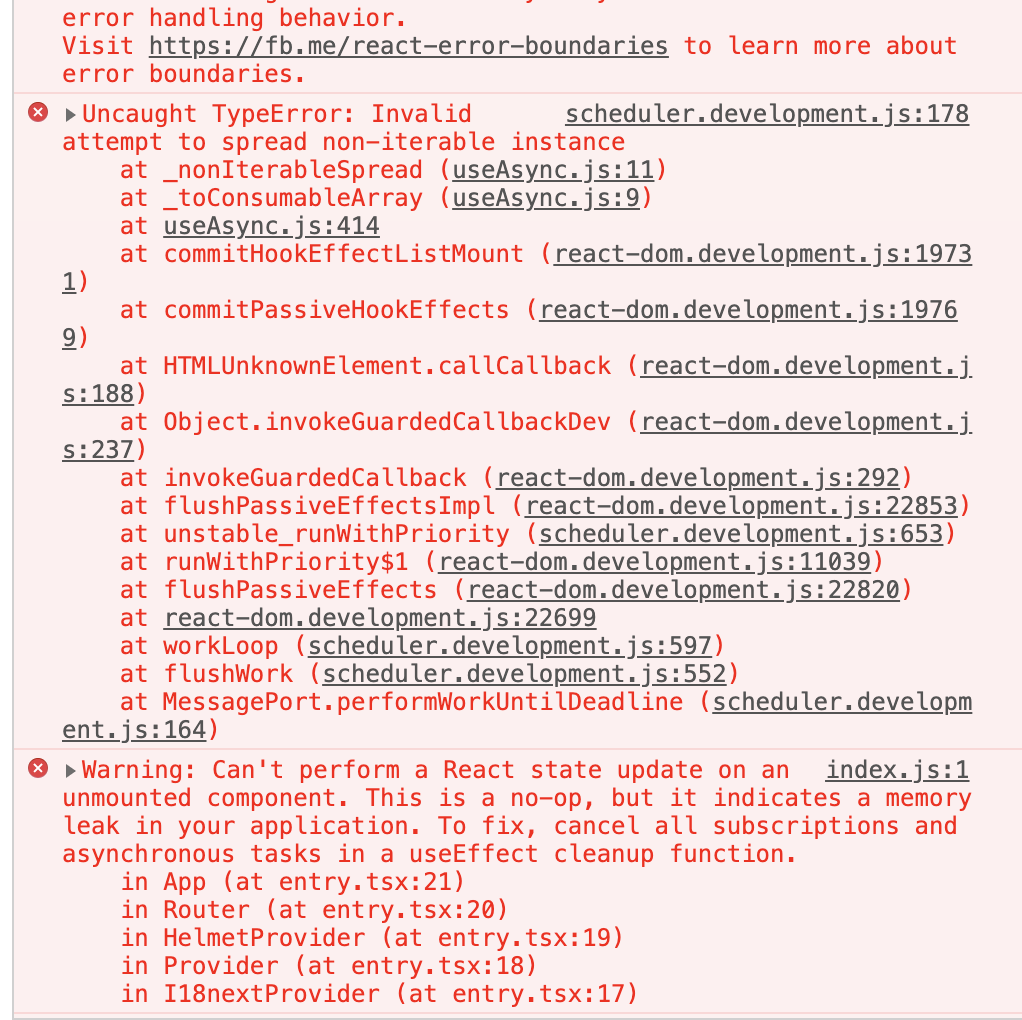 useRequest 的 option 直接写 defaultParams 报错 · Issue #1239 · alibaba/hooks · GitHub