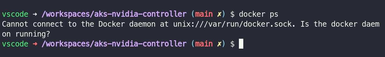 docker-in-docker -> Cannot connect to the Docker daemon at unix:///var/run/docker.sock. Is the ...