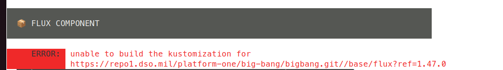 unable to build the kustomization for flux-iron-bank · Issue #1104 · zarf-dev/zarf · GitHub