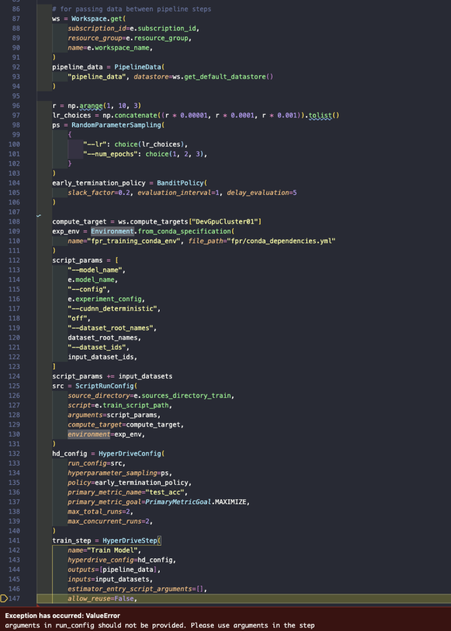 inputs as parameter · Issue #1240 · Azure/MachineLearningNotebooks · GitHub