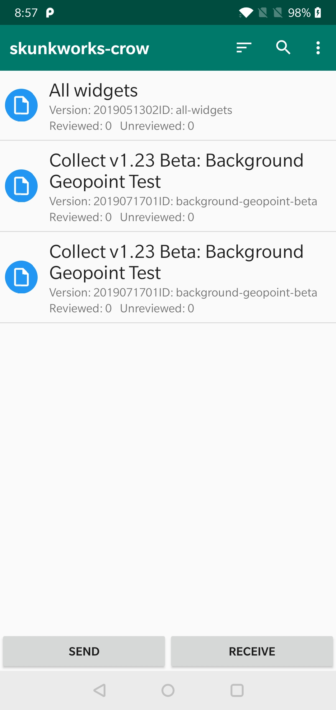 App crashes when pressing send button · Issue #294 · getodk/skunkworks-crow · GitHub