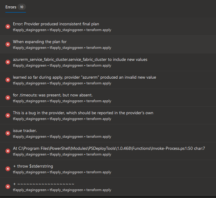 Azure Cli Task Errors But Task Is Marked As Success · Issue 12874
