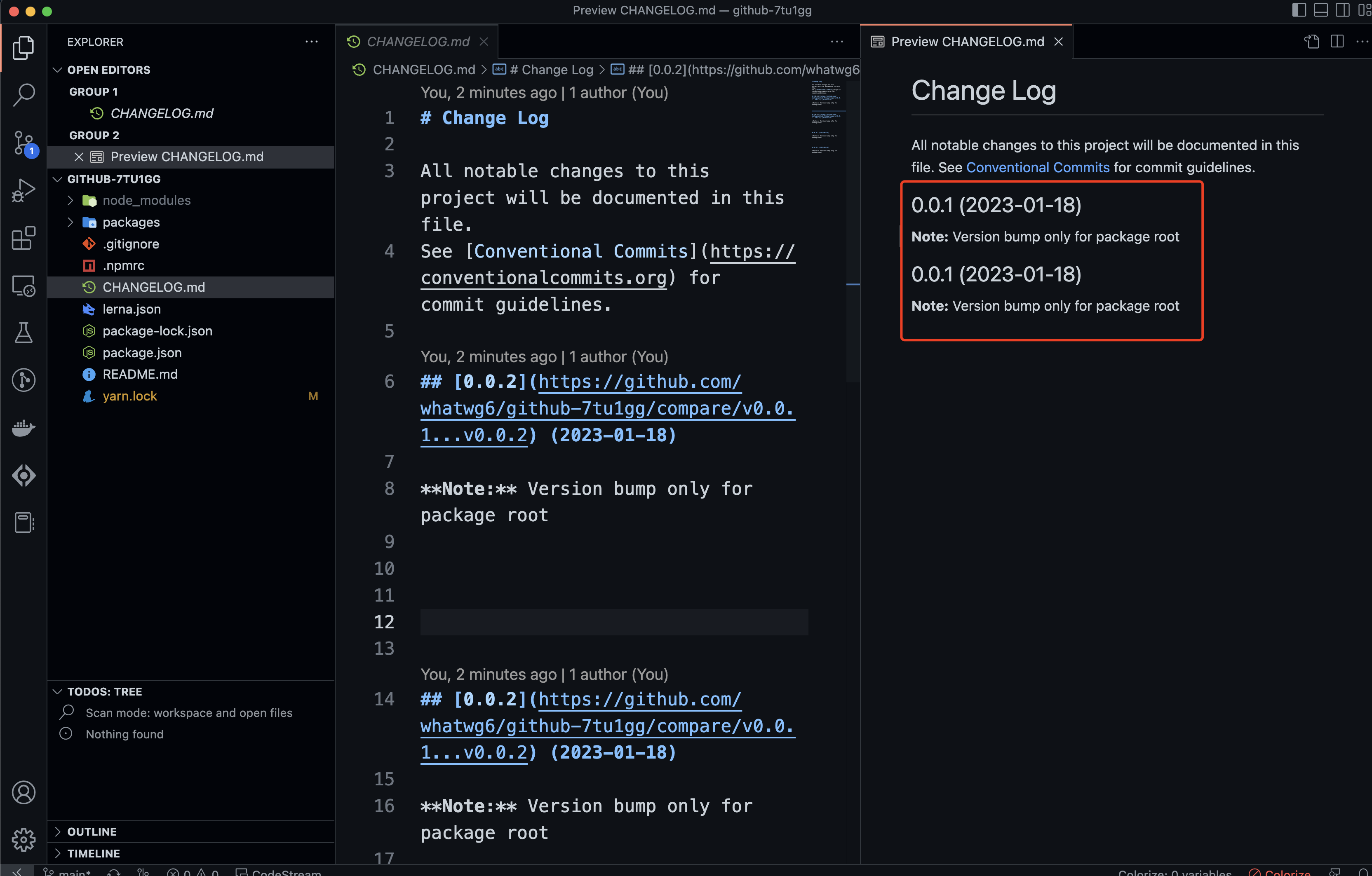 Changelog update twice for same version in my case · Issue #3502 ... Changelog update twice for same version in my case · Issue #3502 ...